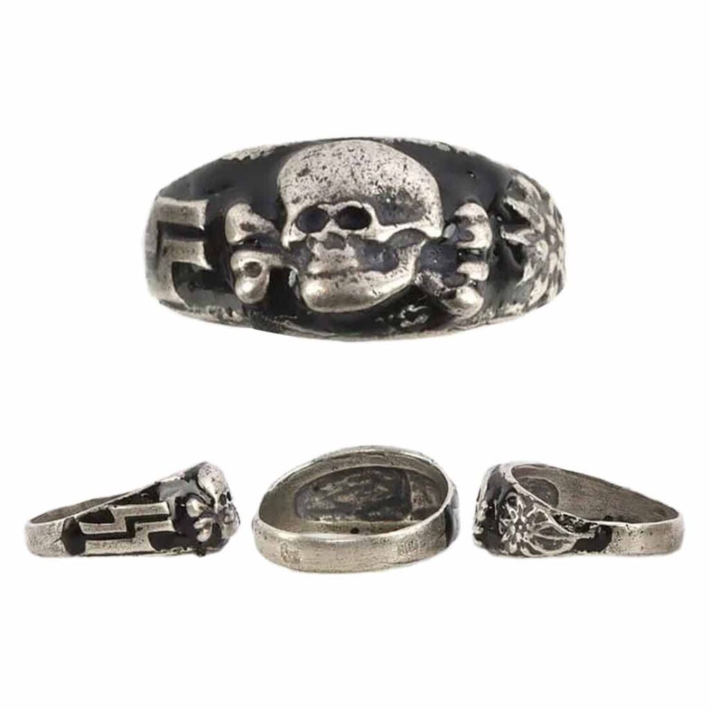 Striking WWII German Silver Rings – Third Reich Designs