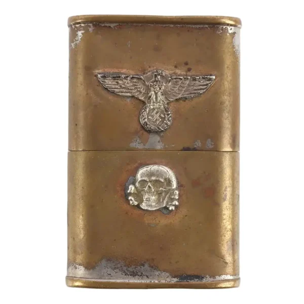 Historic WWII Relic: WWII German SS Death’s Head Lighter
